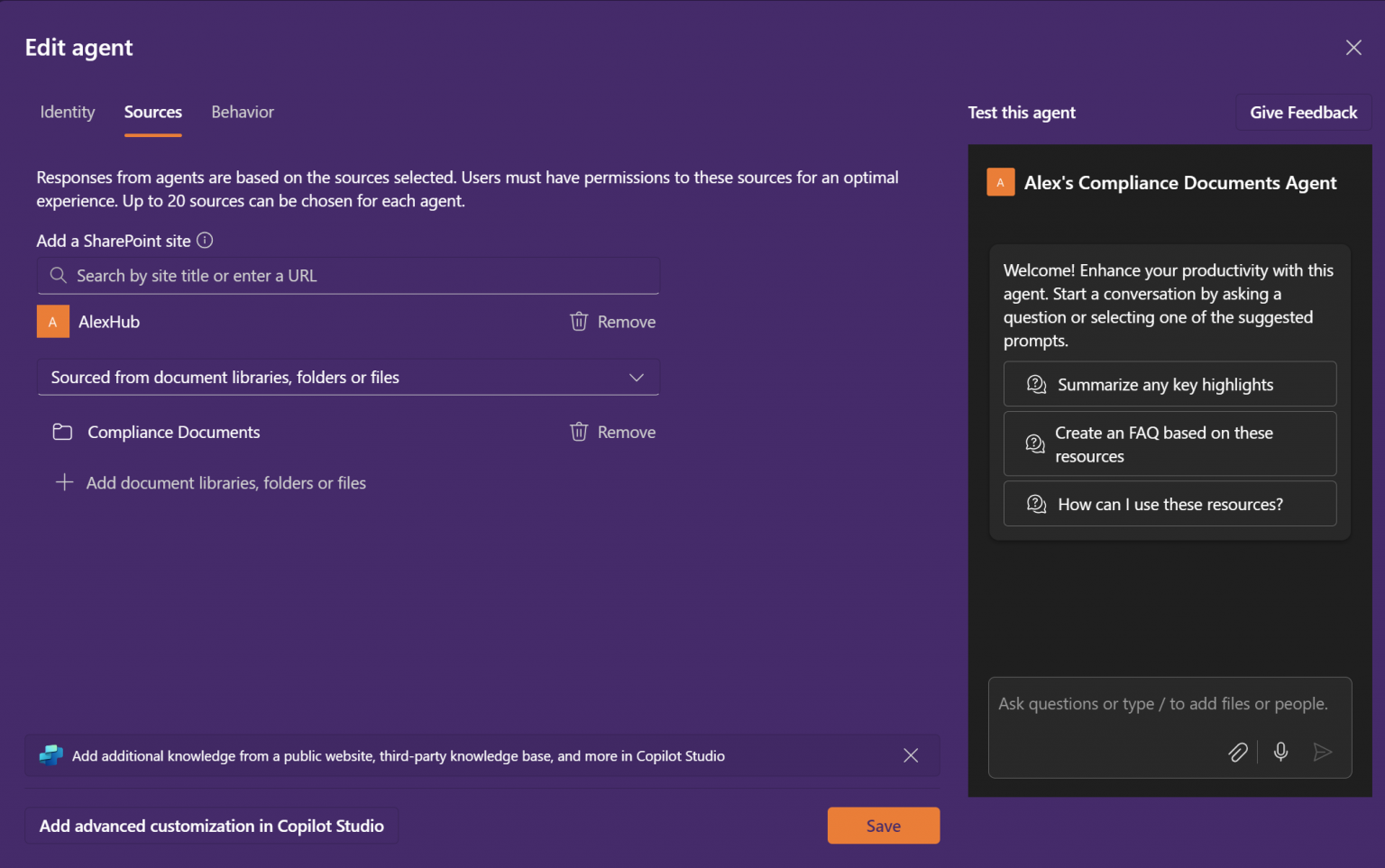 Microsoft Copilot SharePoint Agents - Alex Withers